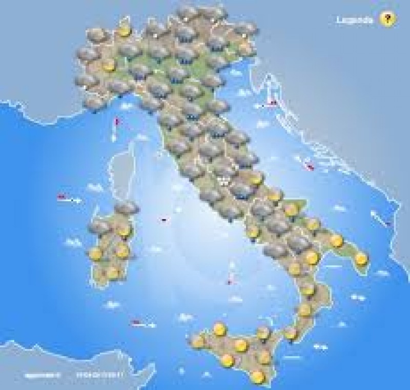 Il tempo: fine settimana con nuvole e pioggia - Meteo - Abruzzo24ore