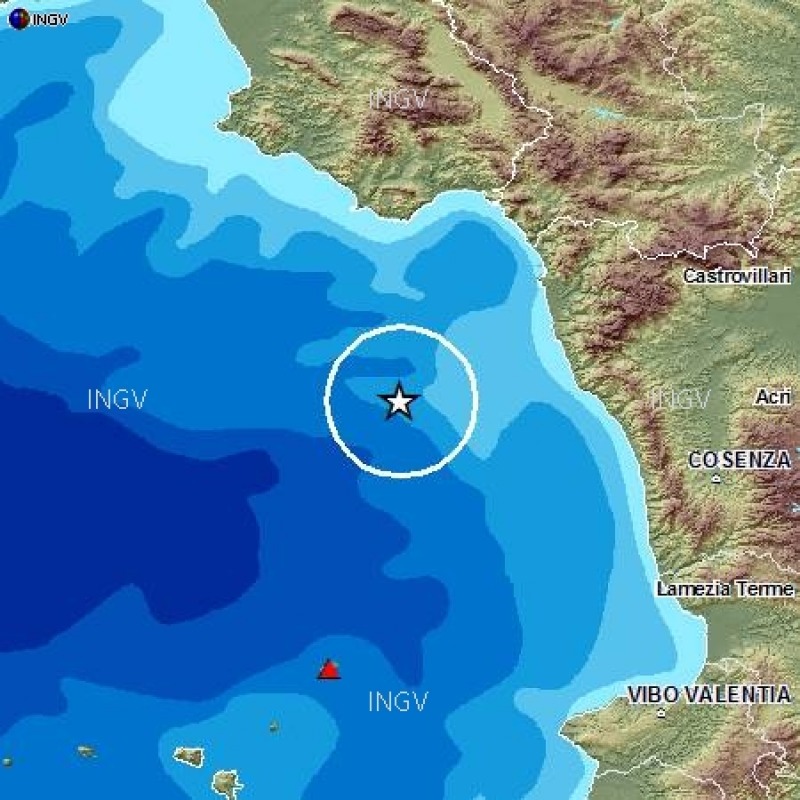 Forte scossa a largo di Cosenza, nessun danno ma paura tra la gente ...