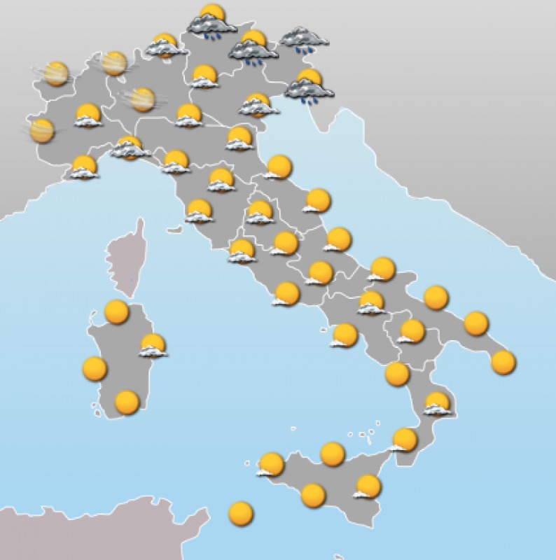 Il tempo: da domenica peggiora, pioggia e nuvole su tutta Italia - Meteo - Abruzzo24ore