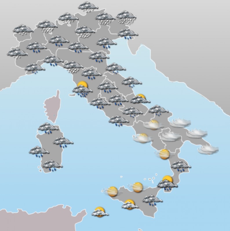 Il tempo: in settimana pioggia su tutta la Penisola - Meteo - Abruzzo24ore