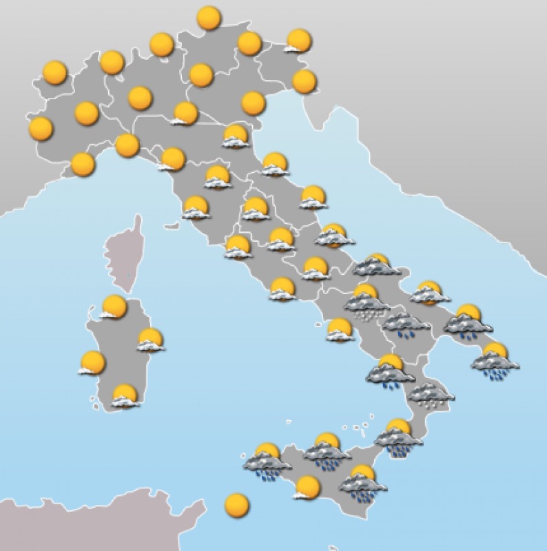 l tempo: domani sereno al Centro-Nord, nuvole al Sud - Meteo - Abruzzo24ore