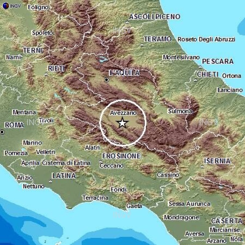 Forte scossa nella Marsica, Tanta Paura e Gente in Strada - Terremoti ...