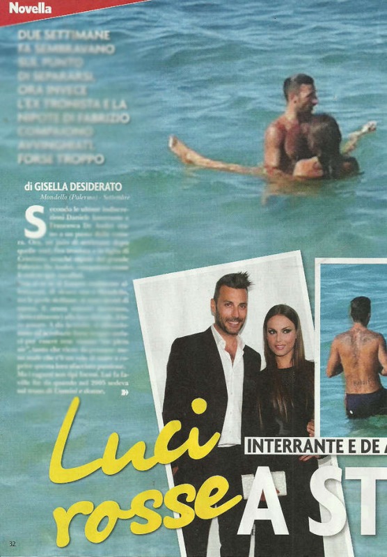 Bagno Hot per Daniele Interrante e Francesca De Andrè - Cronaca ...