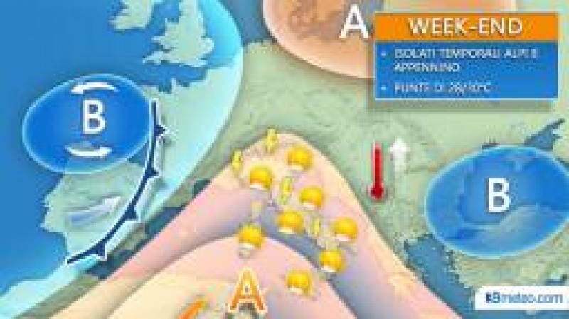 Week end con l'Anticiclone sull'Italia, arrivano i primi CALDI di ...