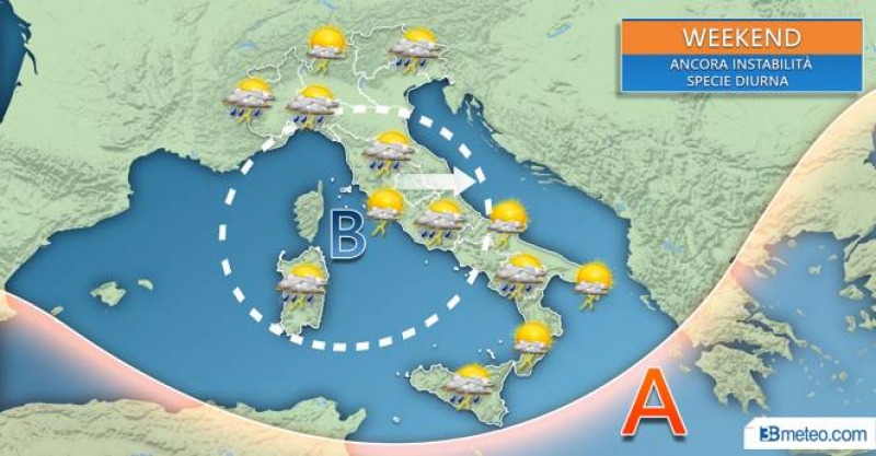 Stop al grande caldo, nel Week end pioggia e temporali su tutta la Penisola - Meteo Roma ...