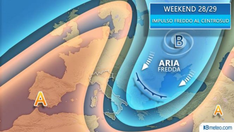Freddo polare in arrivo sulla Penisola, temporali e NEVE a bassa quota in Abruzzo e Molise ...
