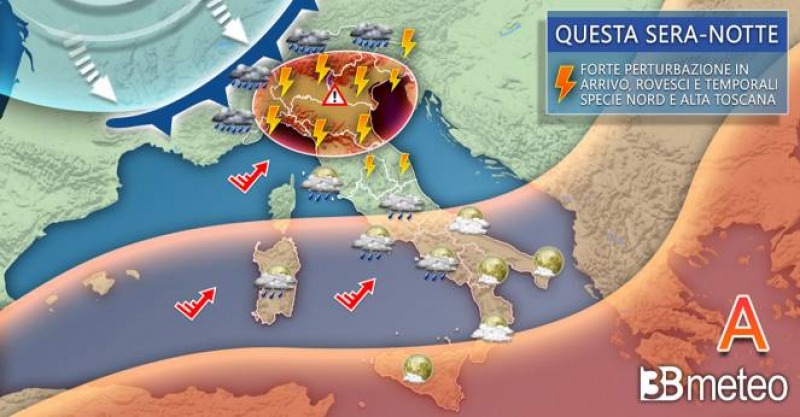 Forte perturbazione in arrivo, allerta maltempo sulle regioni del nord Italia - Meteo Roma ...