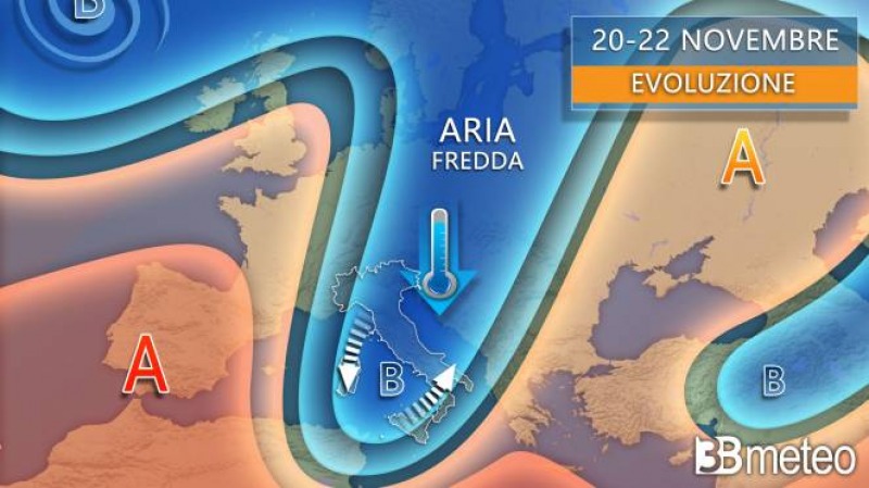 Maltempo in arrivo da metà settimana, freddo, pioggia e neve sulla Penisola - Meteo Roma ...