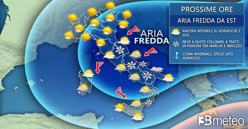 Ancora Freddo invernale sulla Penisola, nevicate anche a bassa quota in Centro sud - Meteo Roma ...