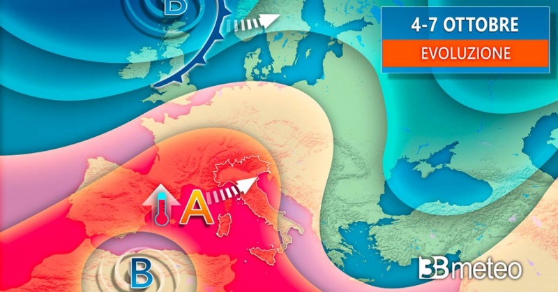 Anticiclone permane sulla penisola, sole e temperature alte - Meteo Roma - Abruzzo24ore