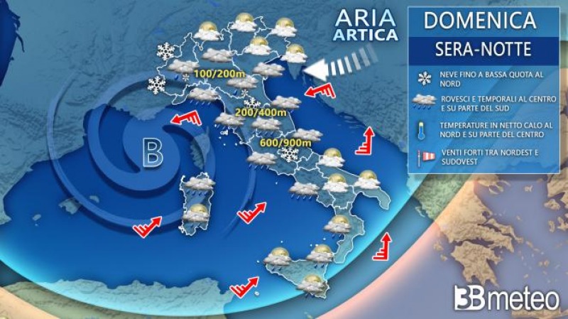 Fine del caldo anomalo, dal week end aria artica sull'Italia - Meteo Roma - Il24ore.it