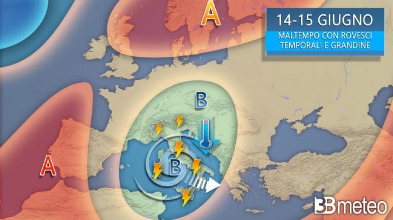 Ancora Maltempo con temporali e grandine sulla Penisola - Meteo Roma ...