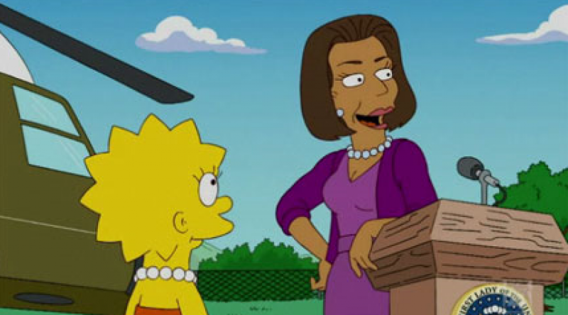 Michelle Obama diventa una Simpson - Cronaca nazionale - Abruzzo24ore
