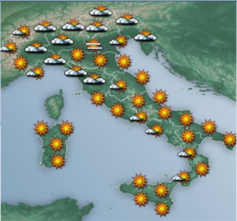 Il tempo: domani nubi al nord e bel tempo a centro-sud - Cronaca - Abruzzo24ore